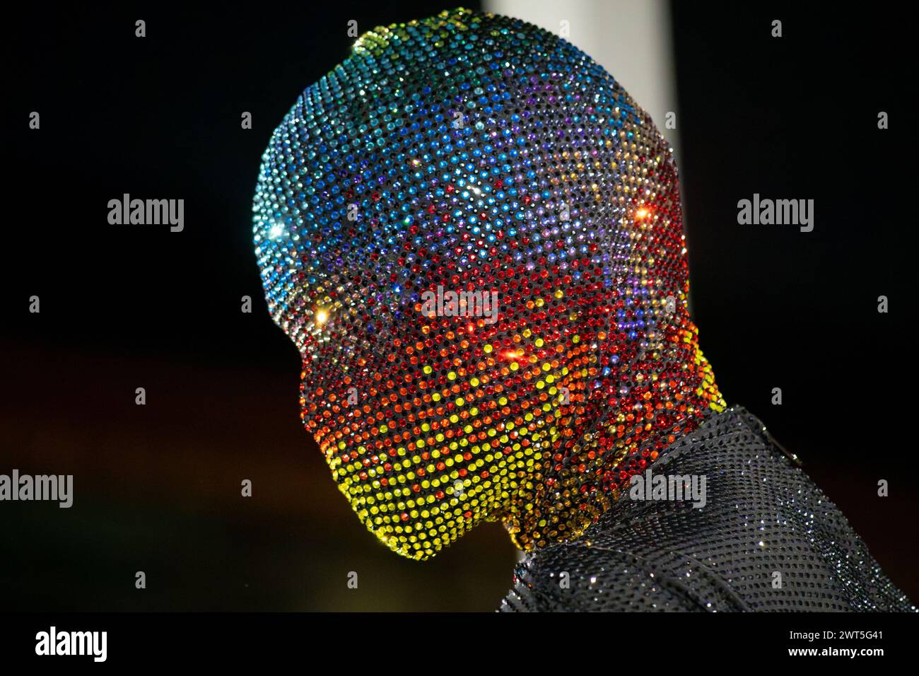 London, UK, 15th March 2024, Francesco Colucci brings his striking ...