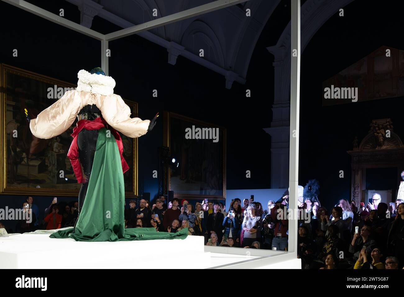 London, UK, 15th March 2024, Francesco Colucci brings his striking ...