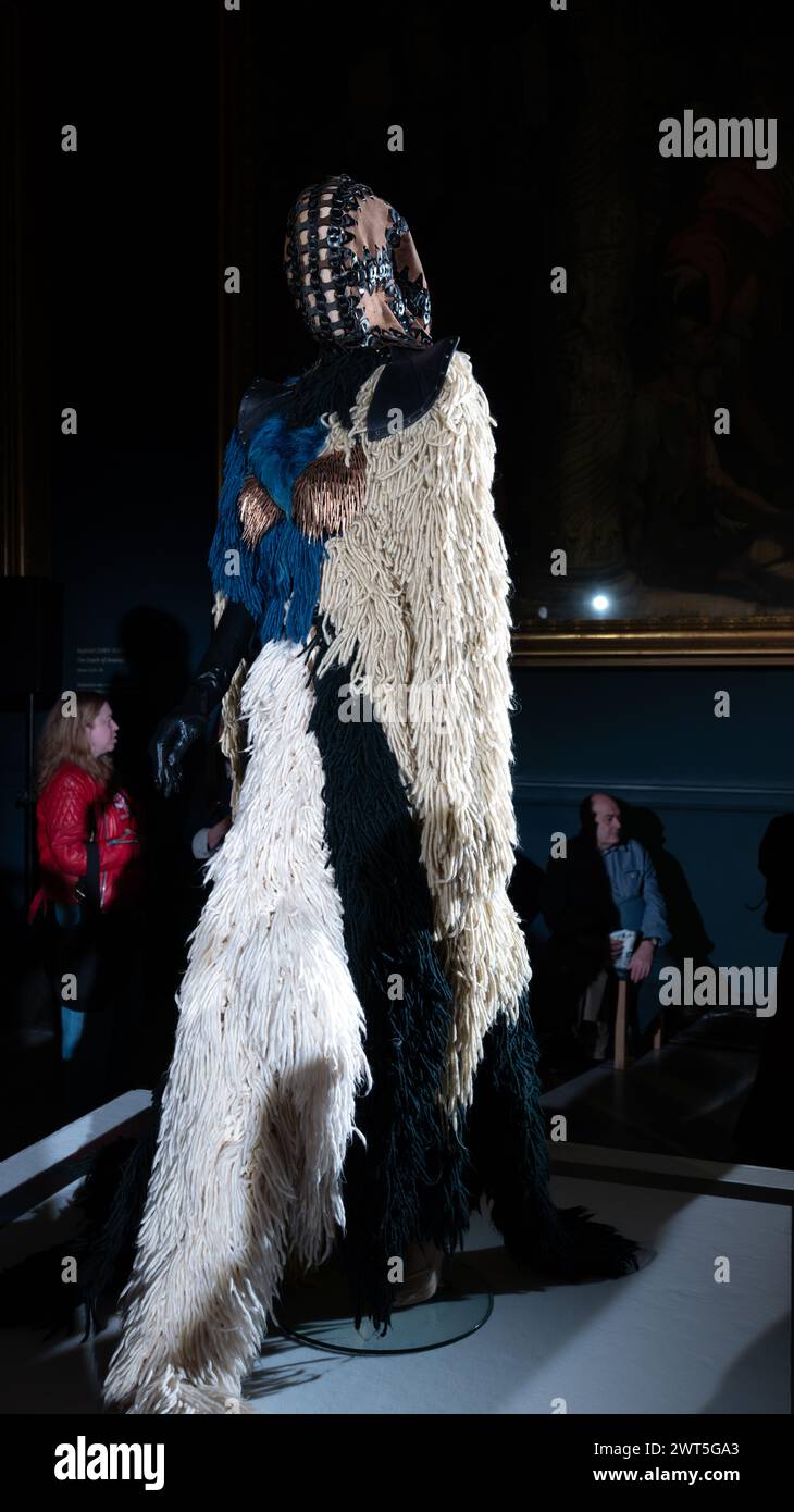 London, UK, 15th March 2024, Francesco Colucci brings his striking ...