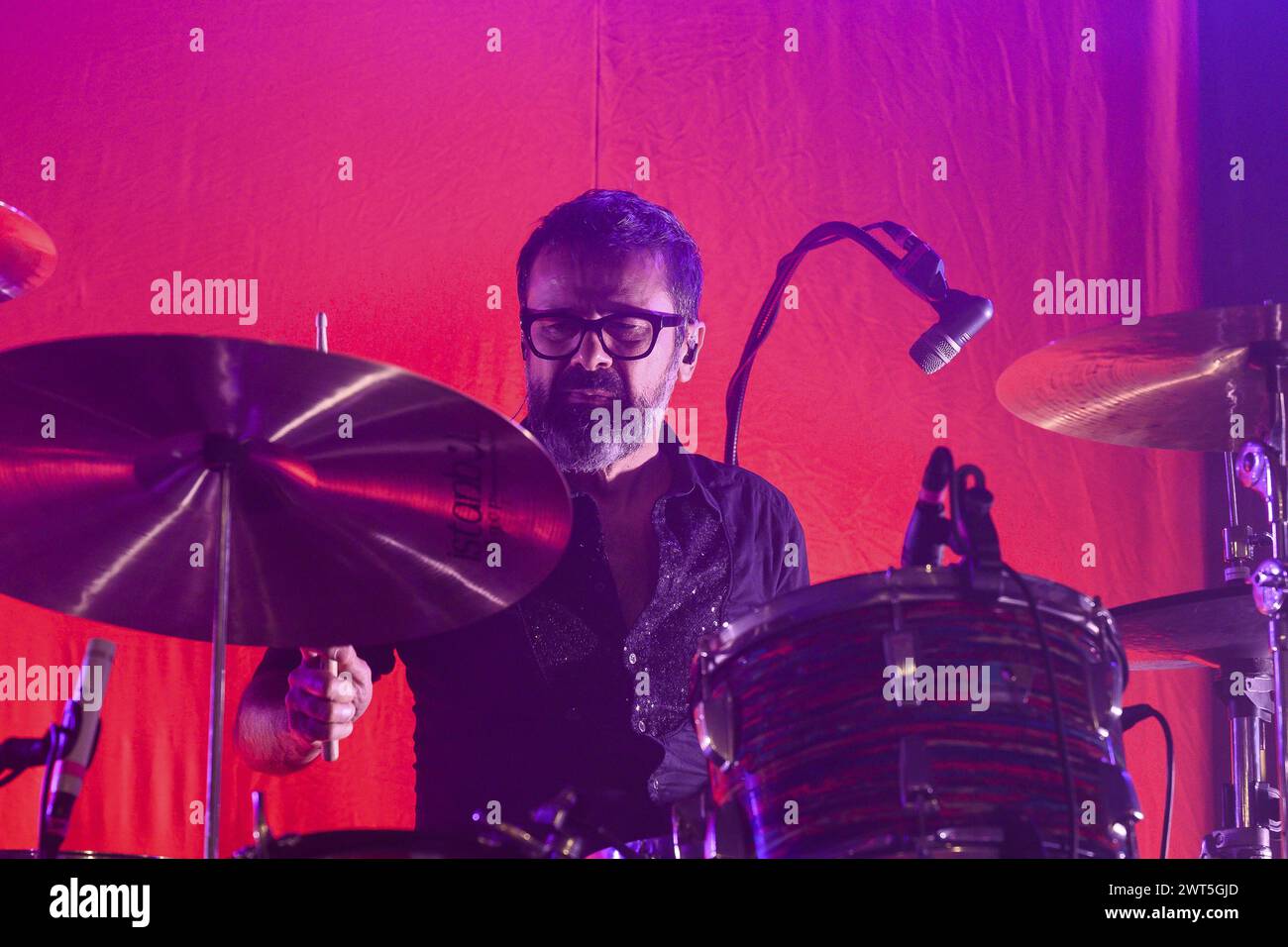 Sergio Carnevale during the Marlene Kuntz - Catartica 2024 Tour on 15 ...