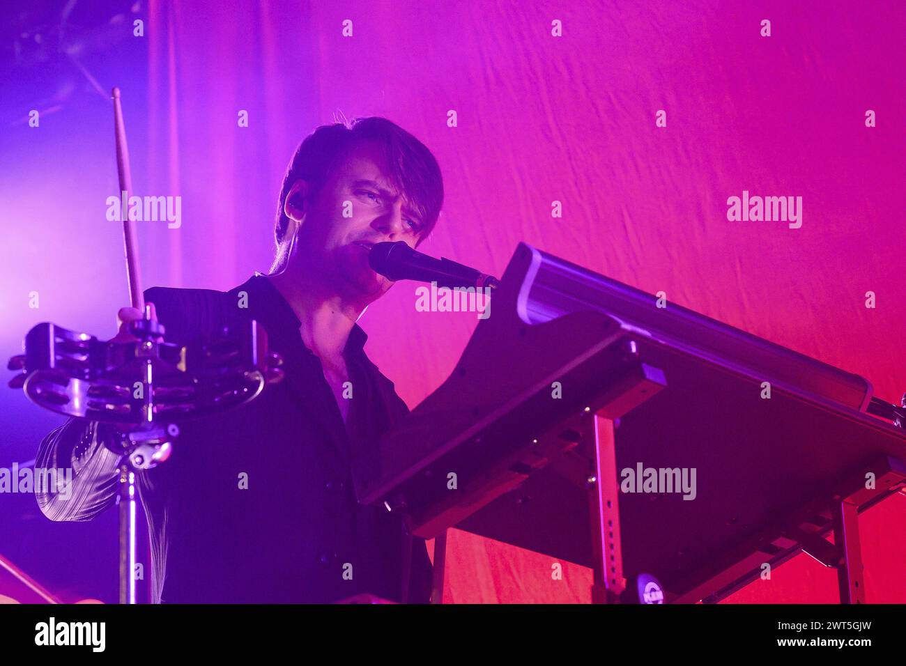 Davide Arneodo during the Marlene Kuntz - Catartica 2024 Tour on 15 ...