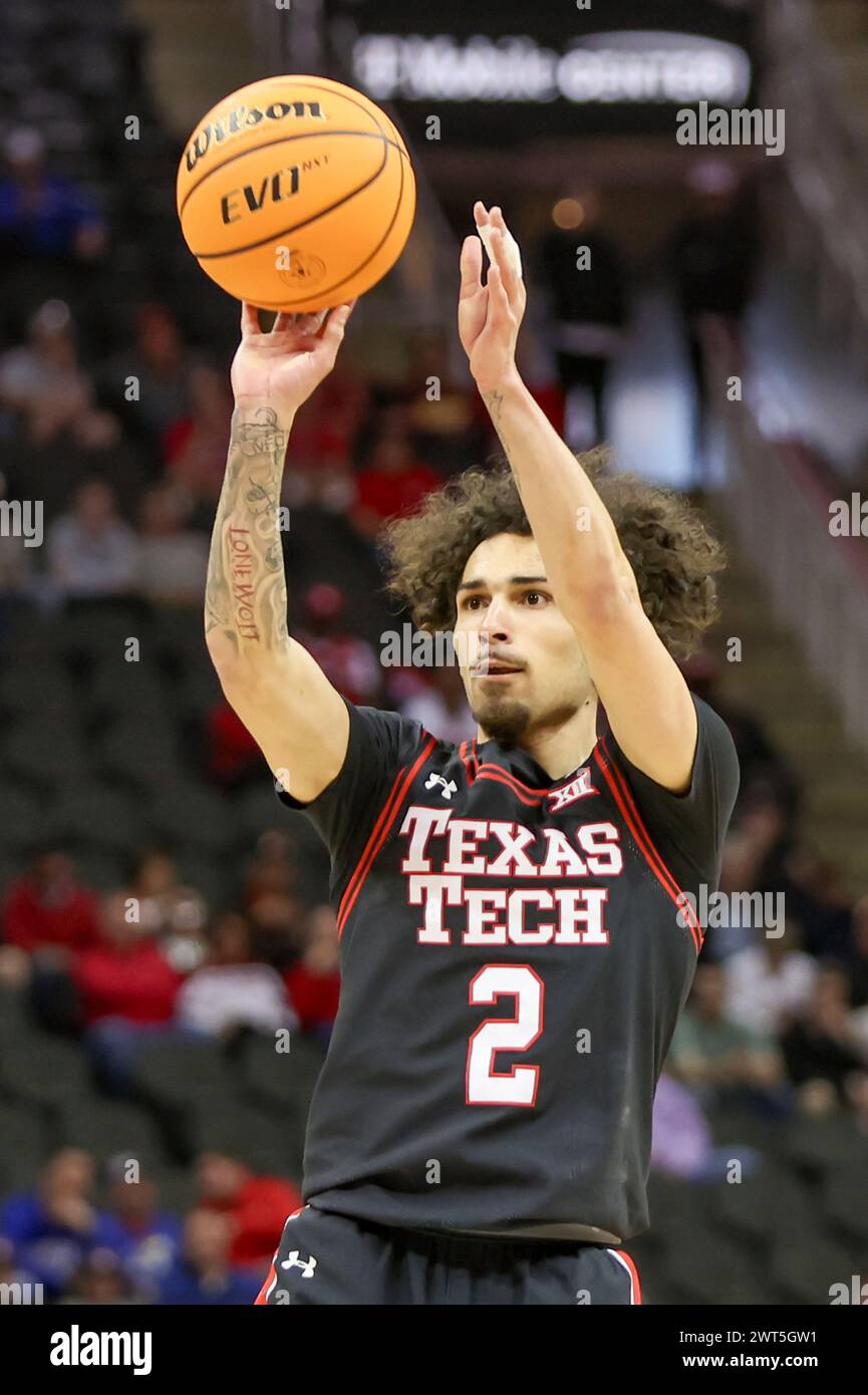 KANSAS CITY, MO - MARCH 15: Texas Tech Red Raiders guard Pop Isaacs (2 ...