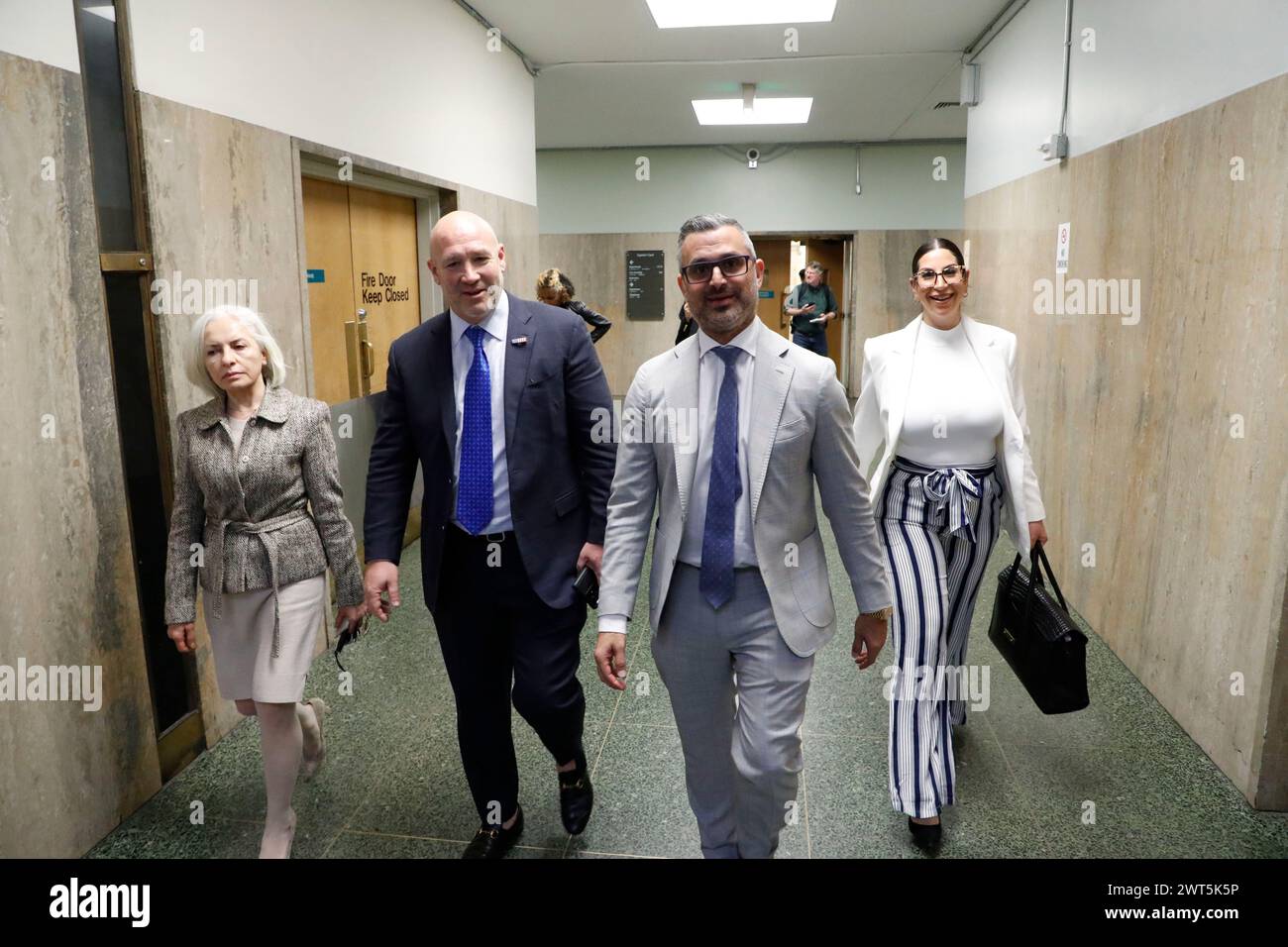 San Francisco, California, USA. 15th Mar, 2024. Nima Momeni defense ...