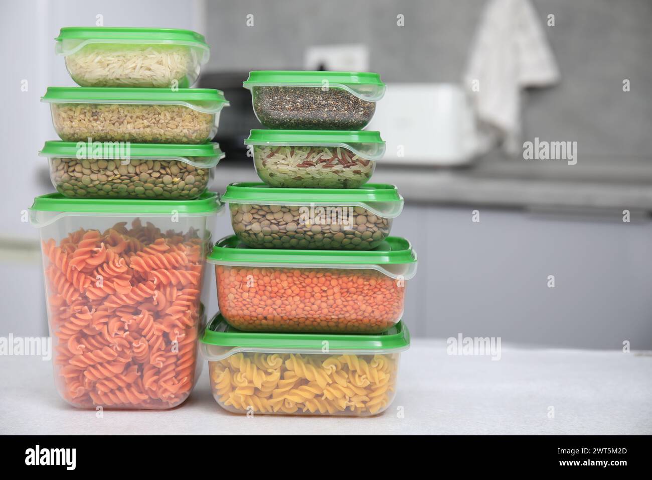 Light food products packaging hi-res stock photography and images - Alamy