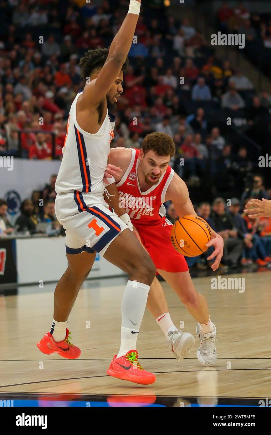 Minneapolis, Minnesota, USA. 15th Mar, 2024. Ohio State Buckeyes ...