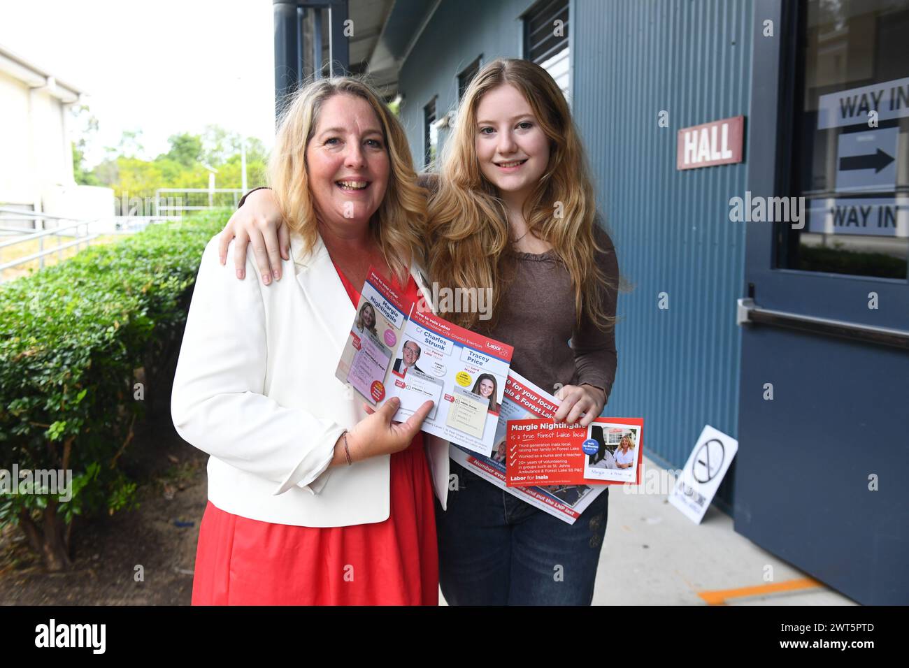Brisbane, Australia. 16th Mar, 2024. Margie Nightingale and first time ...