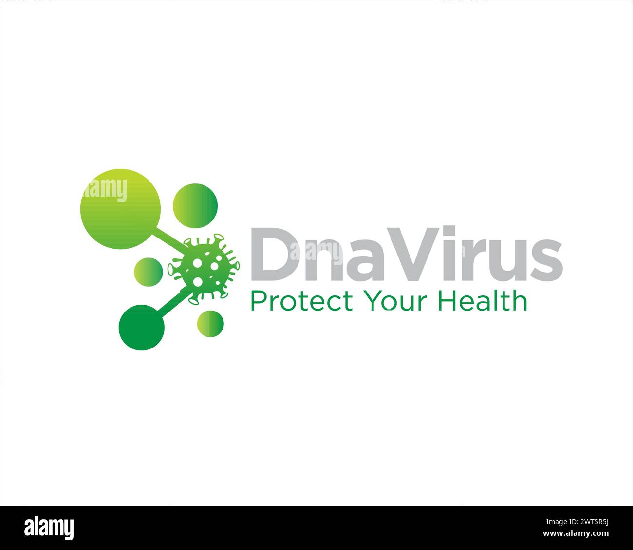 DNA virus logo designs for medical research logo Stock Vector Image ...