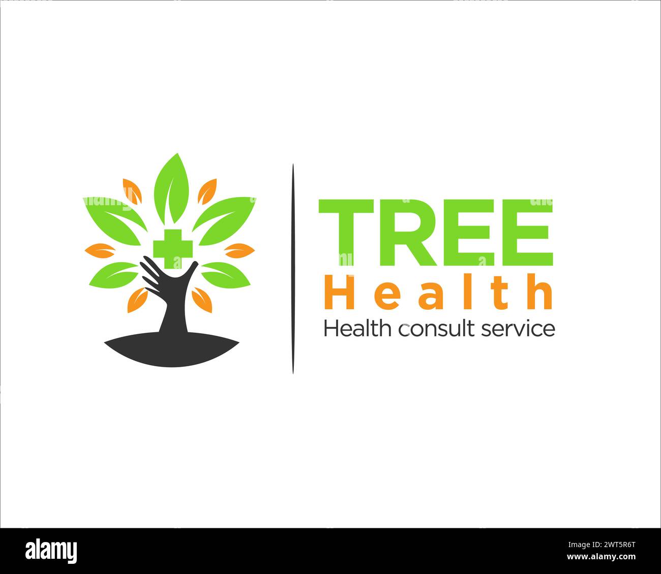 health tree logo designs with hand for medical protection and natural ...