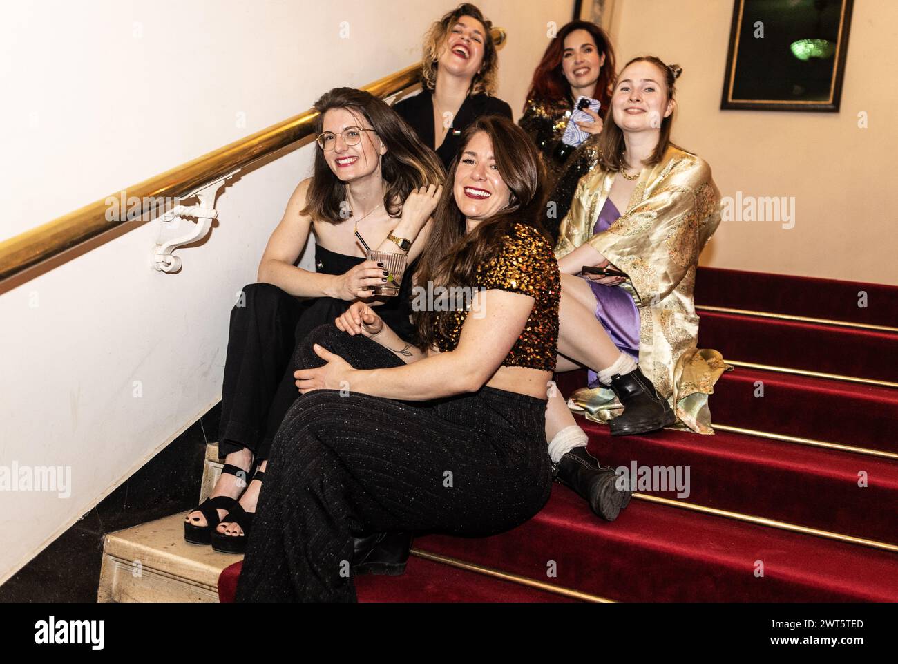 AMSTERDAM - Marie Lotte Hagen and Nydia van Voorthuizen from Damn ...