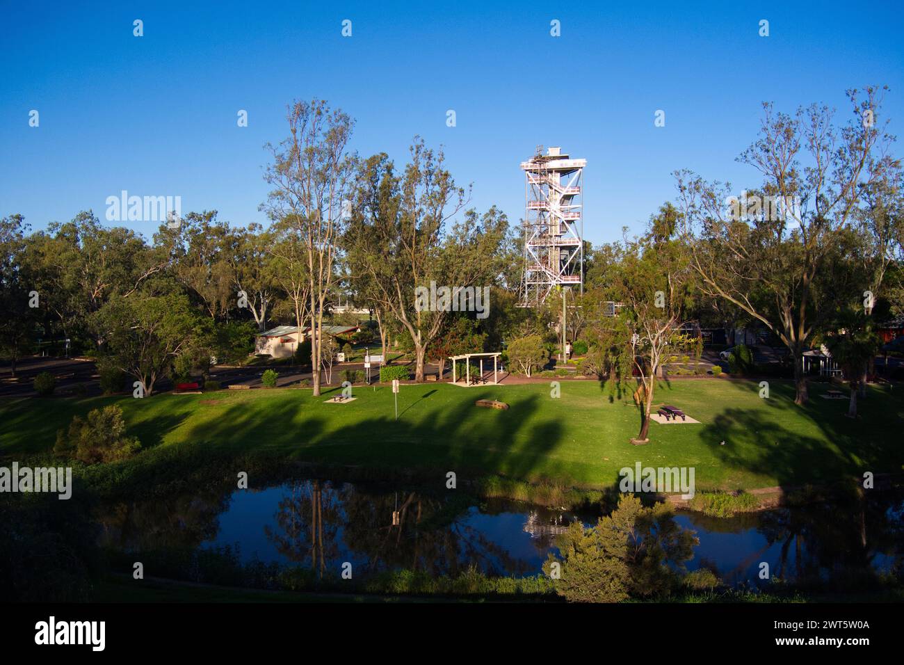 Aerial of The Big Rig Tourist Information Centre Roma Queensland ...