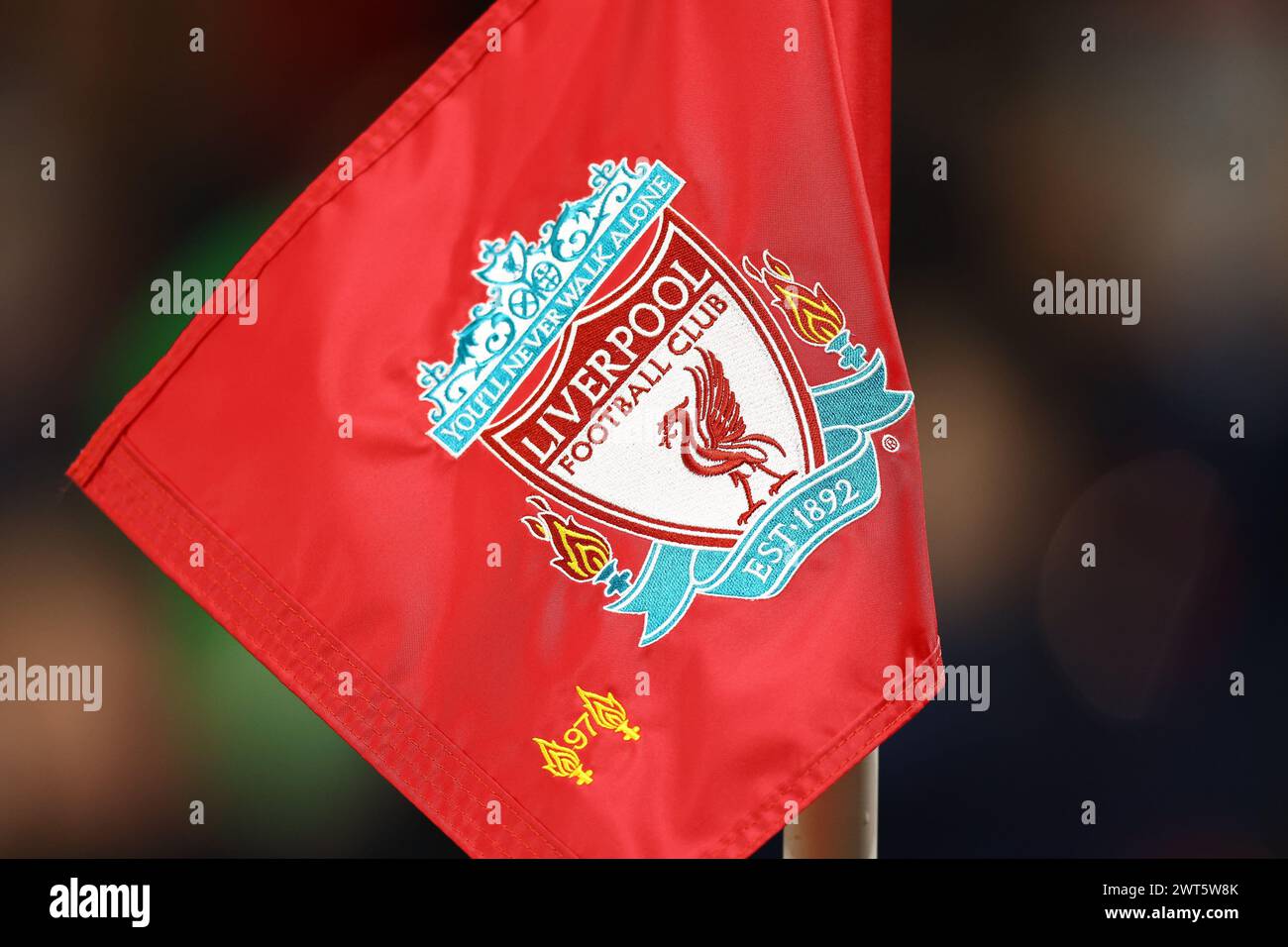 The corner flag anfield hi-res stock photography and images - Alamy