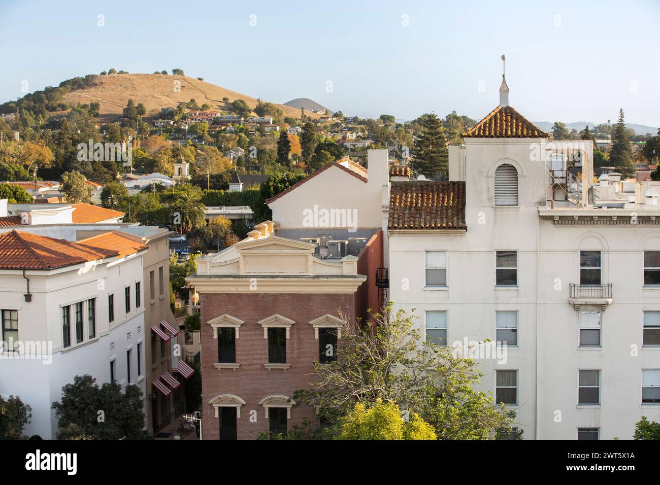 San Luis Obispo, California, USA - December 3, 2021: Aerial view of ...