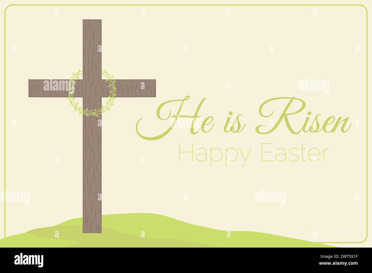 He is risen sky Stock Vector Images - Alamy