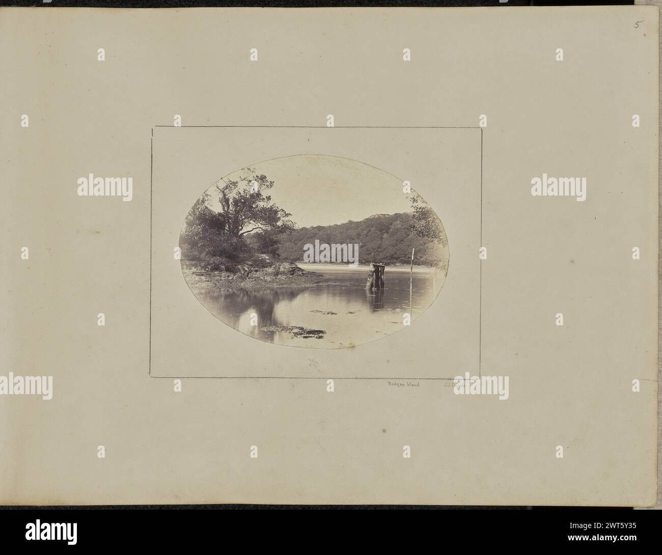 Rogers Island. Sir John Joscelyn Coghill, photographer (Irish, 1826 ...