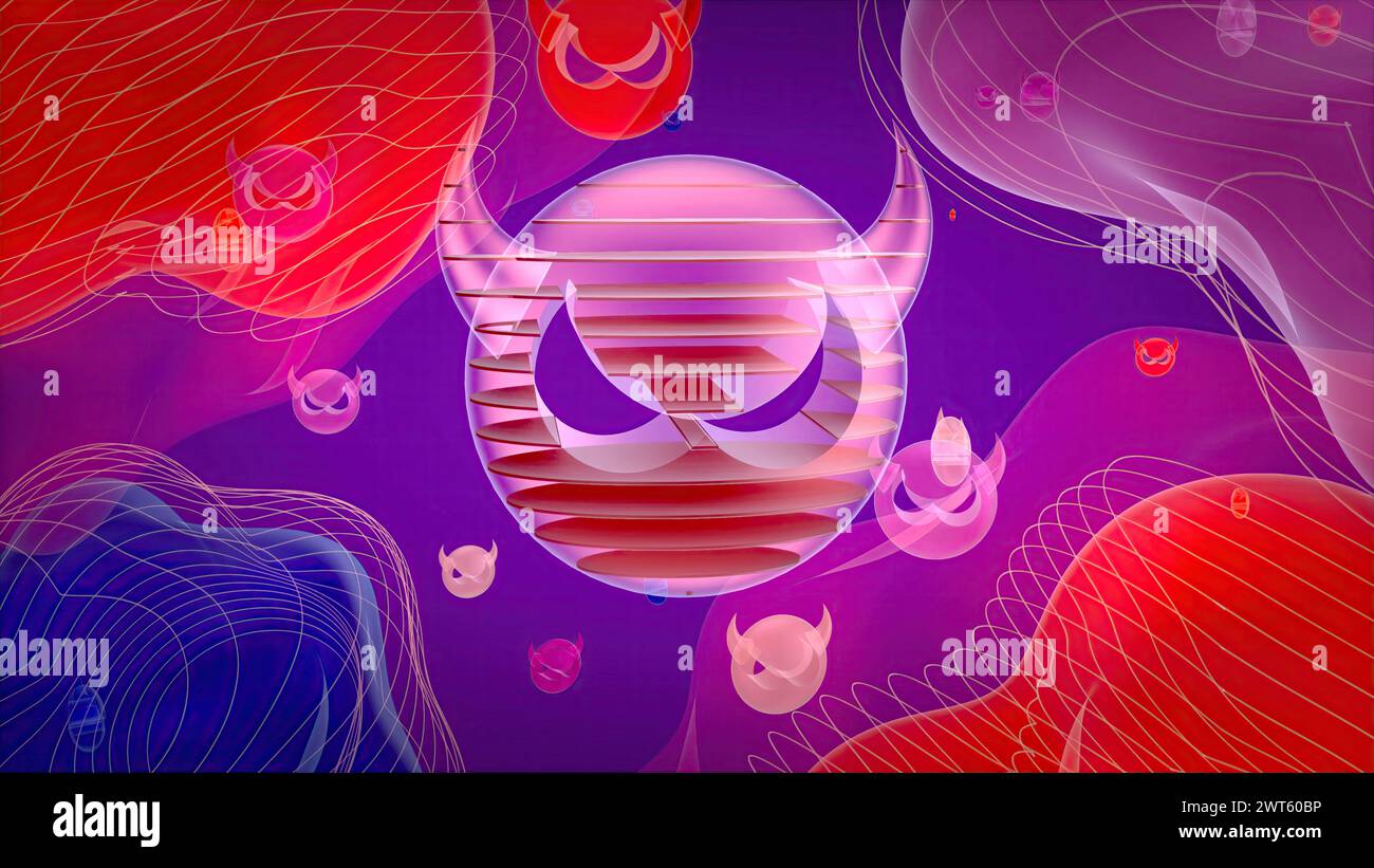 Computer virus, conceptual illustration Stock Photo - Alamy