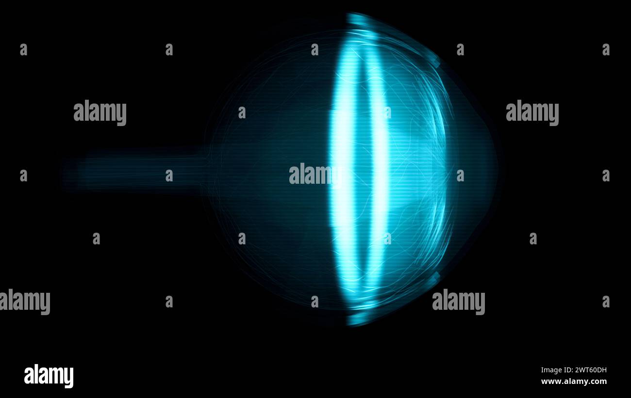 Eye scan, conceptual illustration Stock Photo - Alamy