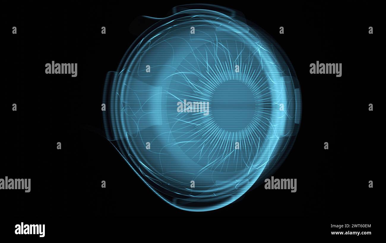 Anatomical eyeball illustration 3d hi-res stock photography and images ...
