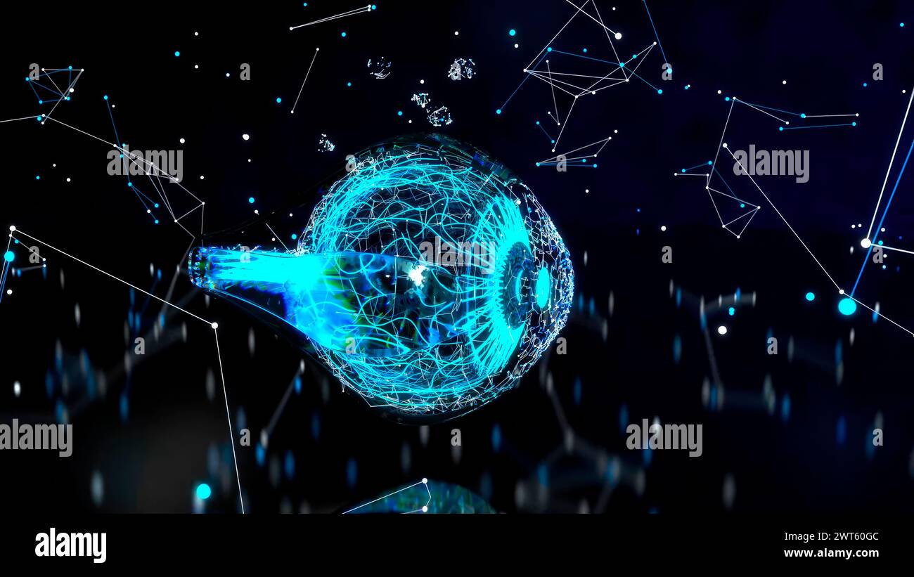 Eye scan, conceptual illustration Stock Photo - Alamy