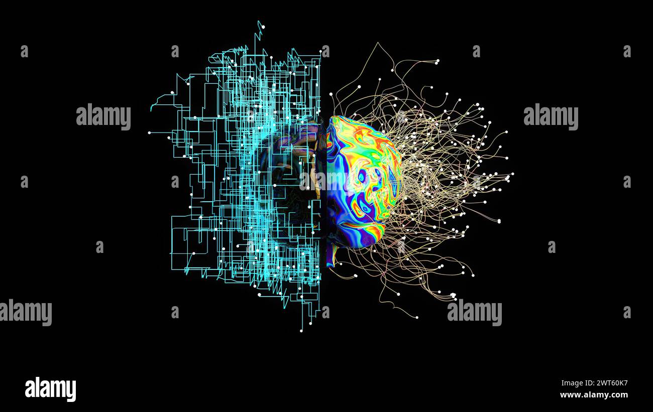 Artificial intelligence, conceptual illustration Stock Photo - Alamy