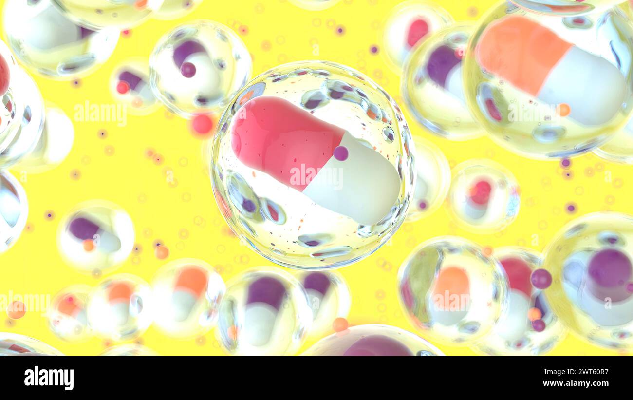 Drug innovation, conceptual illustration Stock Photo - Alamy