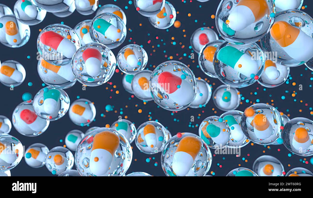 Drug innovation, conceptual illustration Stock Photo - Alamy