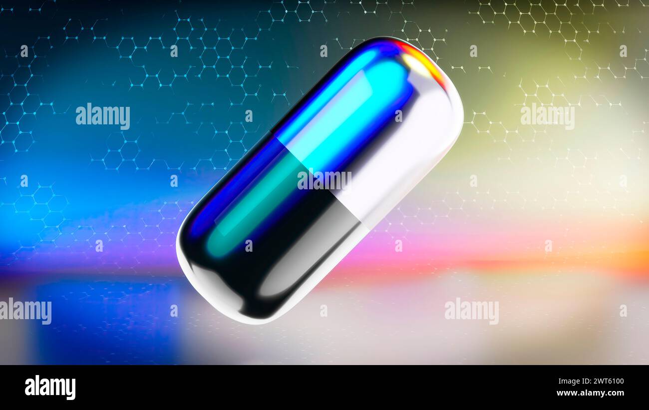 Pill illustration hi-res stock photography and images - Alamy