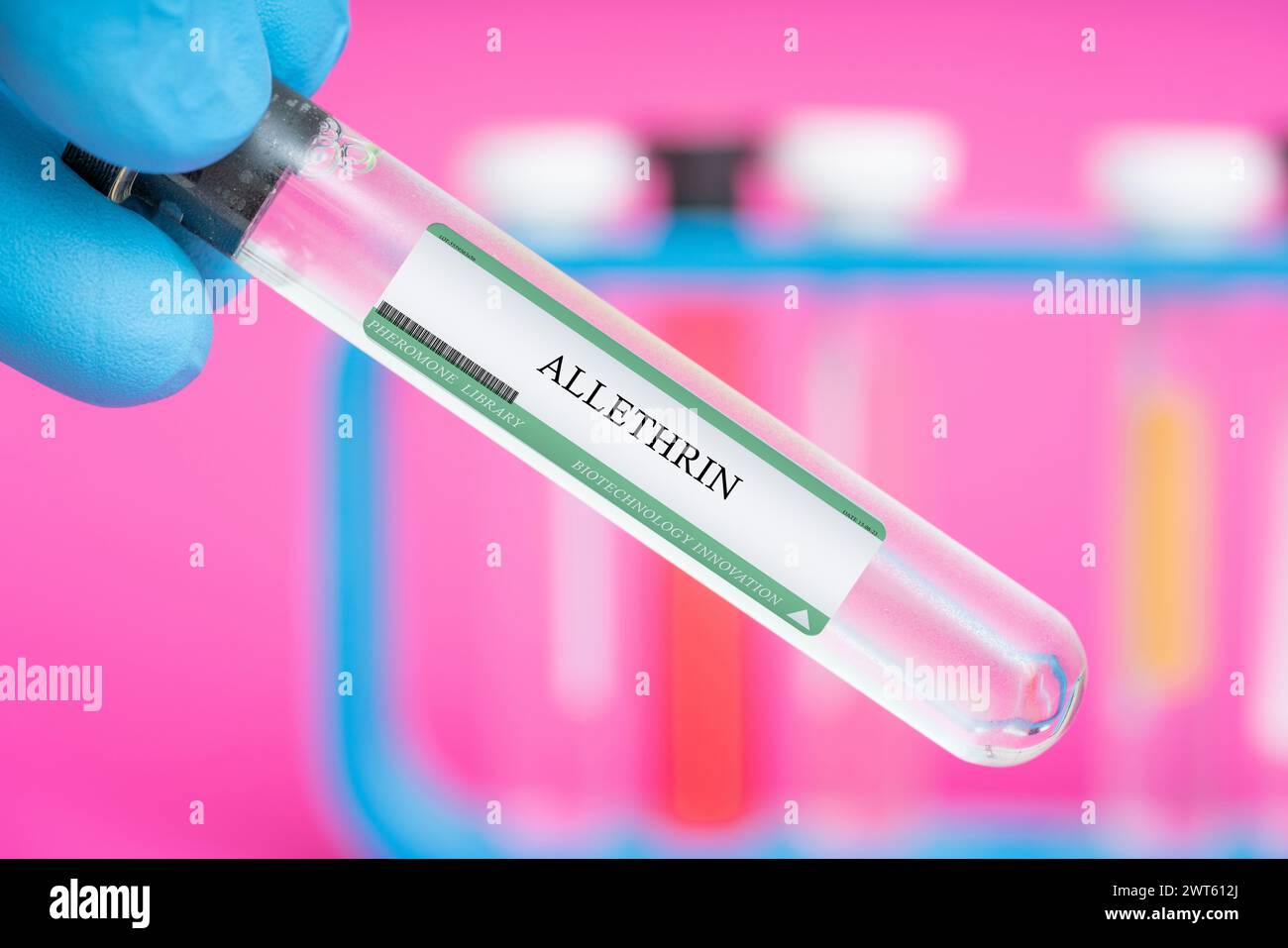 Allethrin pheromone. A synthetic pheromone used to repel mosquitoes and ...
