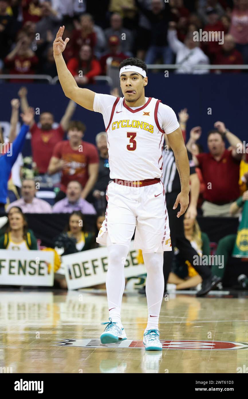 KANSAS CITY, MO - MARCH 15: Iowa State Cyclones guard Tamin Lipsey (3 ...