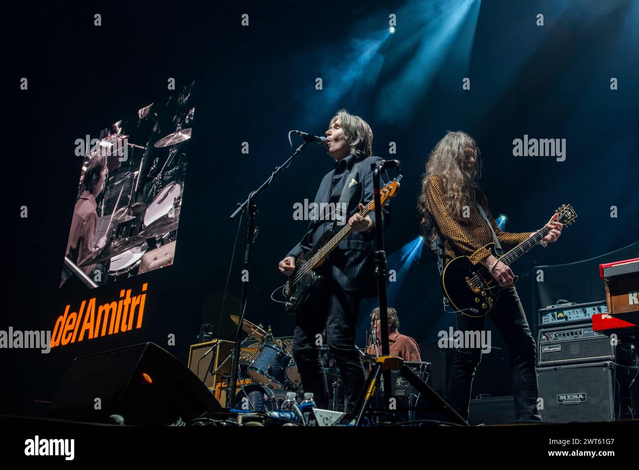 Leeds, UK. 15th Mar, 2024. Justin Currie, lead vocalist and bassist ...