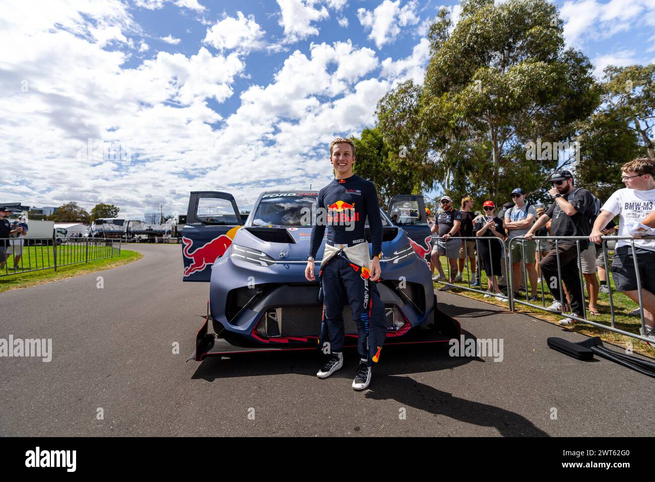 Adelaide, Australia. 16 March, 2024. Red Bull Reserve driver Liam ...