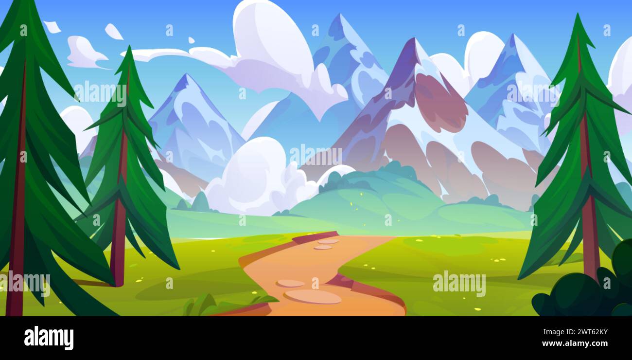 Steep pathway up Stock Vector Images - Alamy