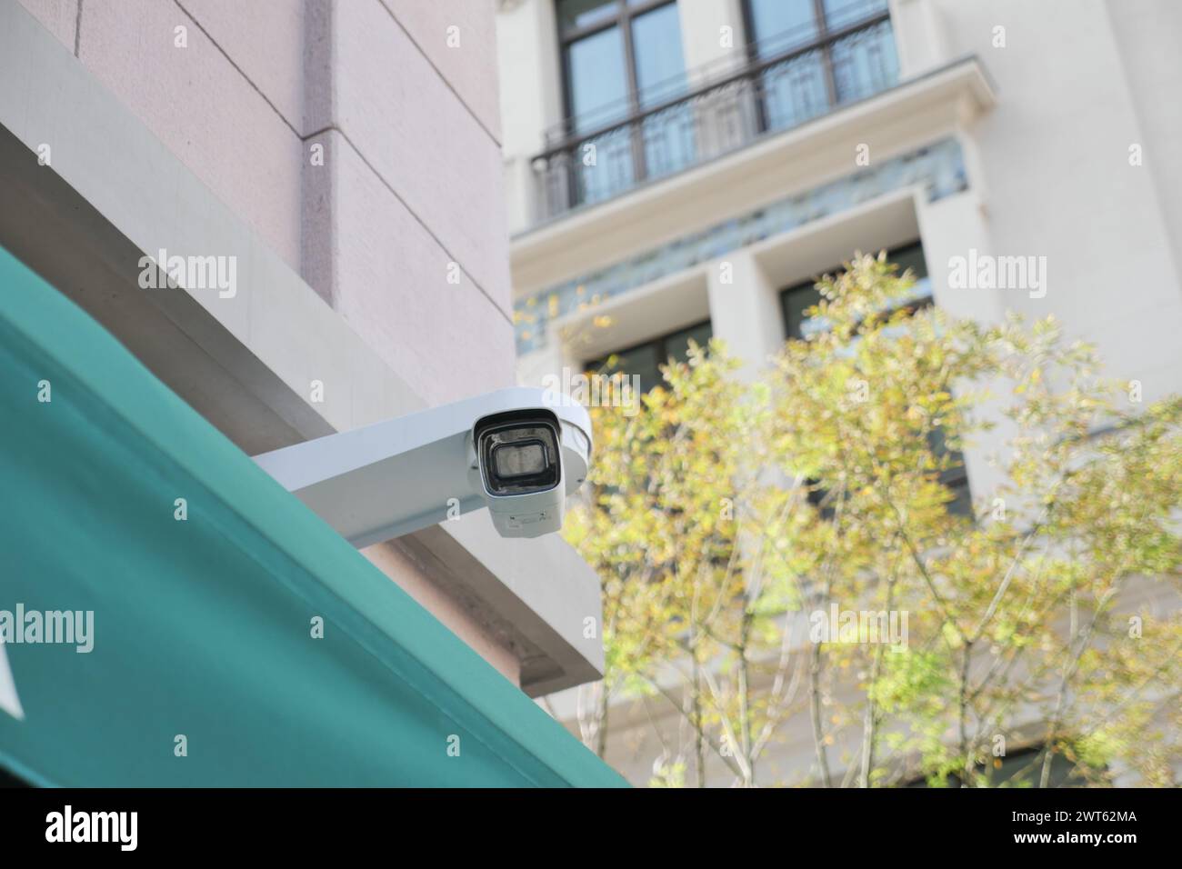 CCTV security camera operating outdoor Stock Photo - Alamy