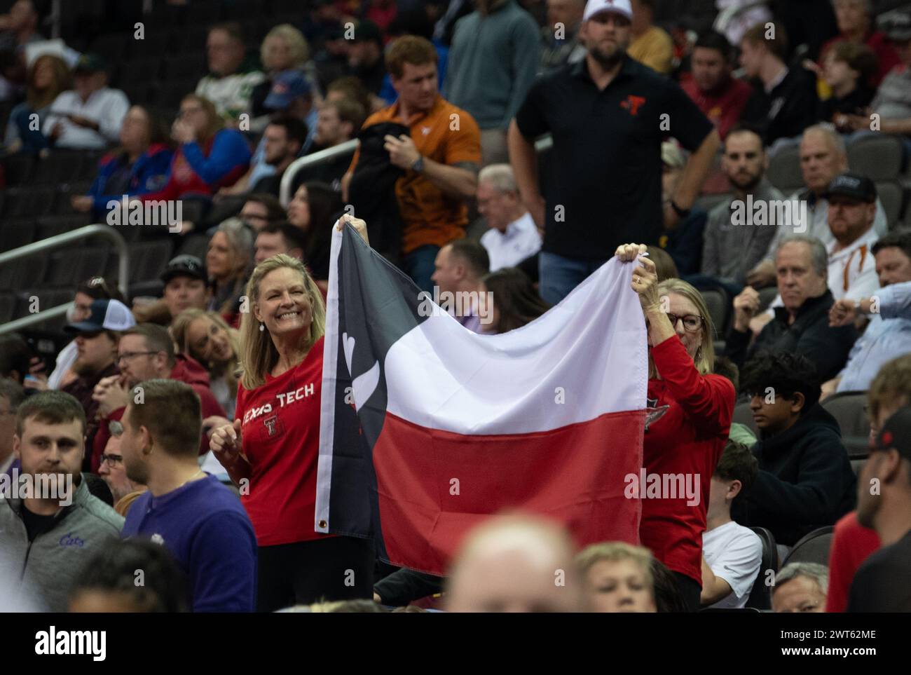 Kansas City, Missouri, USA. 15th Mar, 2024. Texas Tech Fans in the T ...