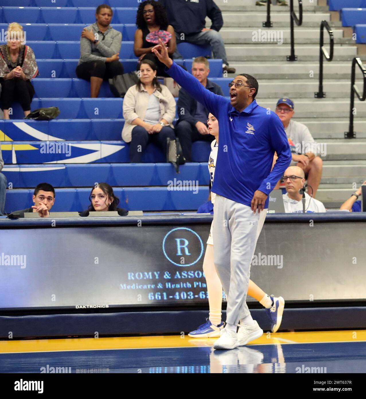 March 9, 2024 - CSU Bakersfield Roadrunners head coach Greg McCall ...