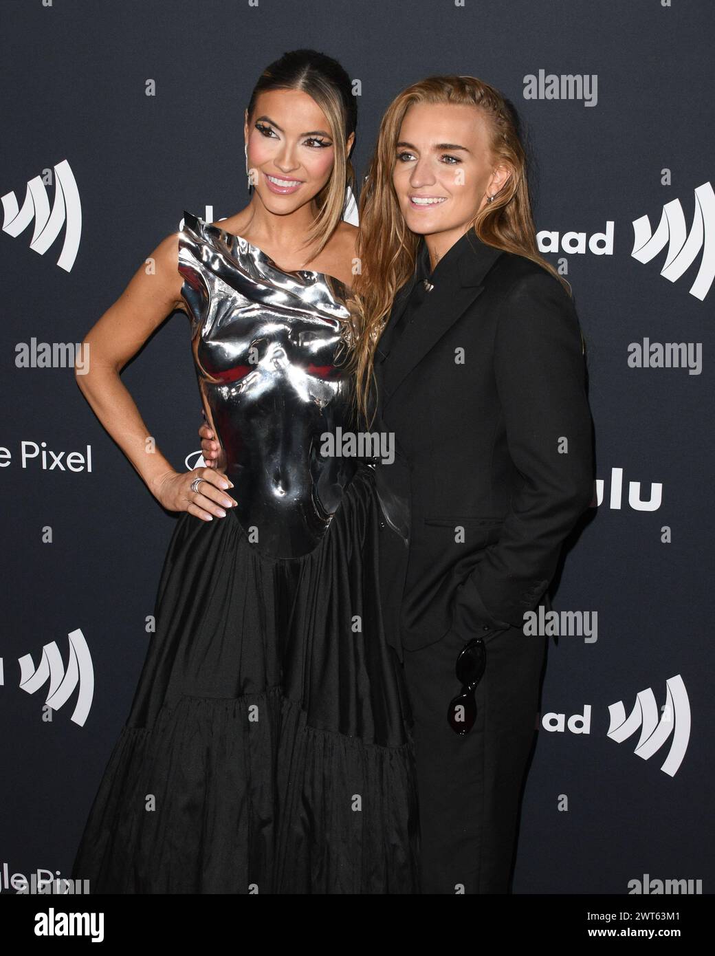 March 14, 2024, Los Angeles, California, USA: CHRISHELLE STAUS and G ...