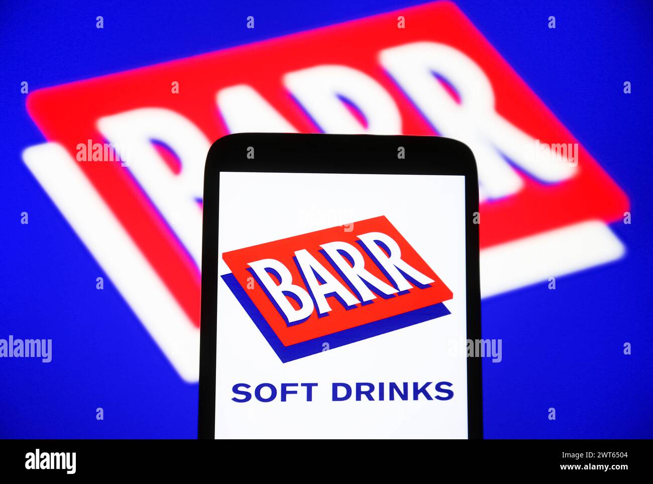 Ukraine. 15th Mar, 2024. In this photo illustration, A.G. Barr plc ...