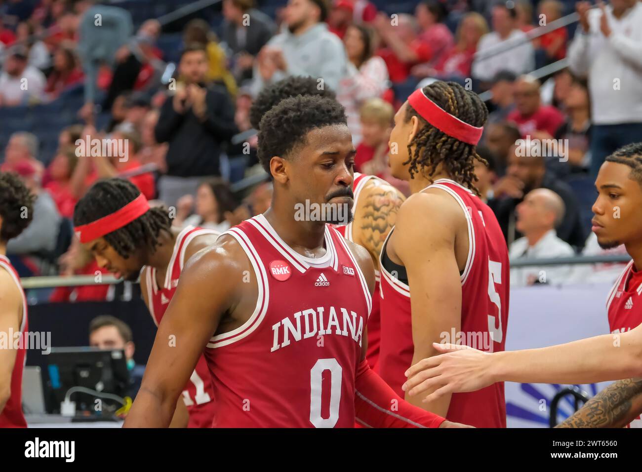 Minneapolis, Minnesota, USA. 15th Mar, 2024. Indiana Hoosiers guard ...