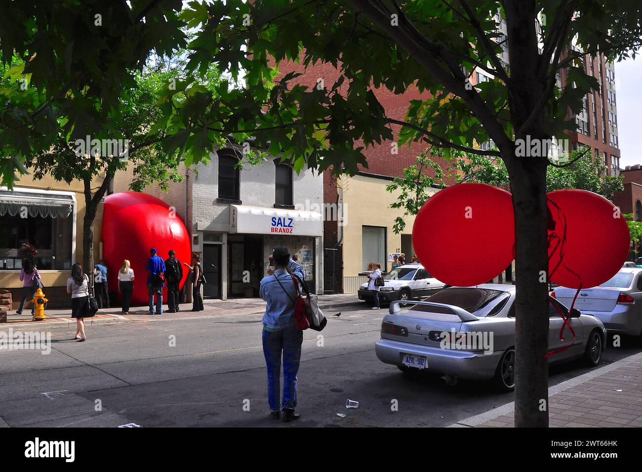 Toronto, Ontario, Canada - 06/12/2009: RedBall is a traveling public ...