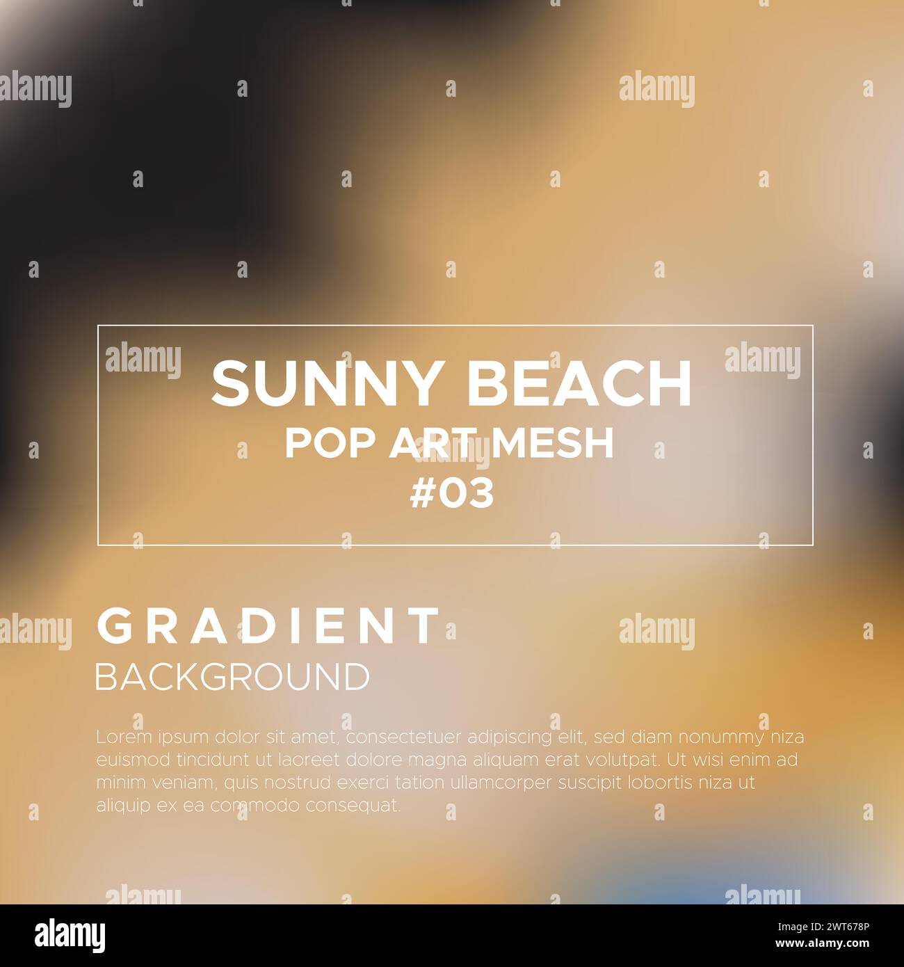 Gradient blur beach tone background. Social media poster gradient ...