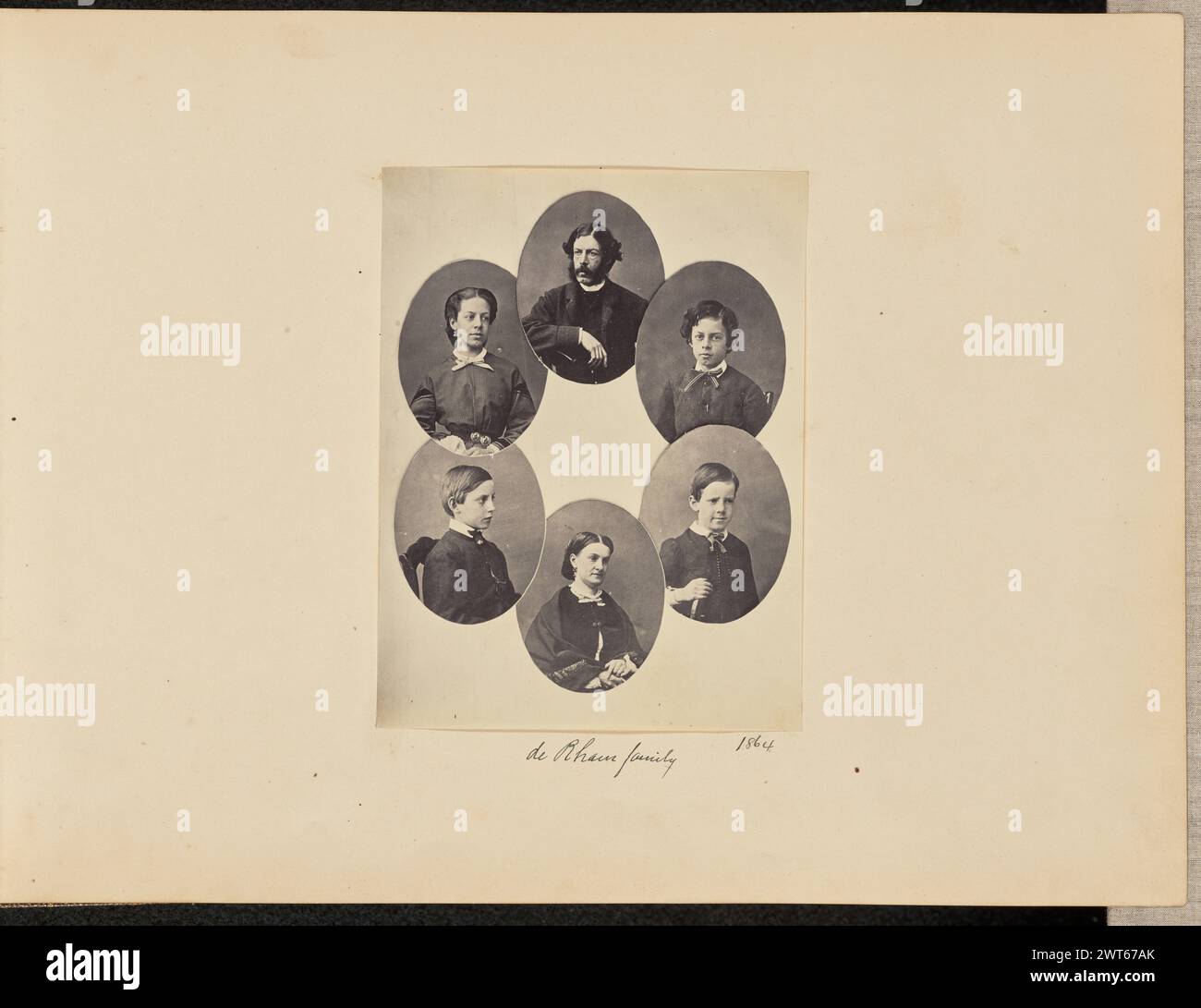 de Rham Family. Possibly Charles de Rham, photographer (American, 1822 ...