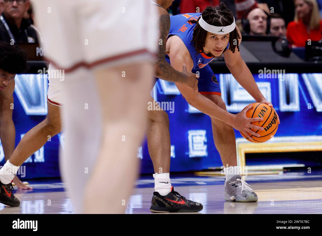 NASHVILLE, TN - MARCH 15: Florida Gators guard Walter Clayton Jr. (1 ...