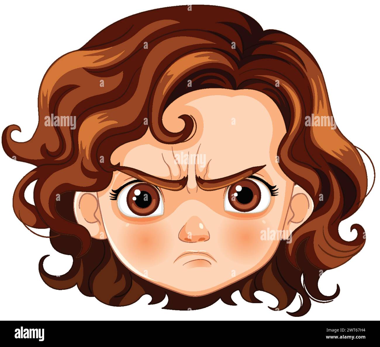 Scowl person hi-res stock photography and images - Alamy