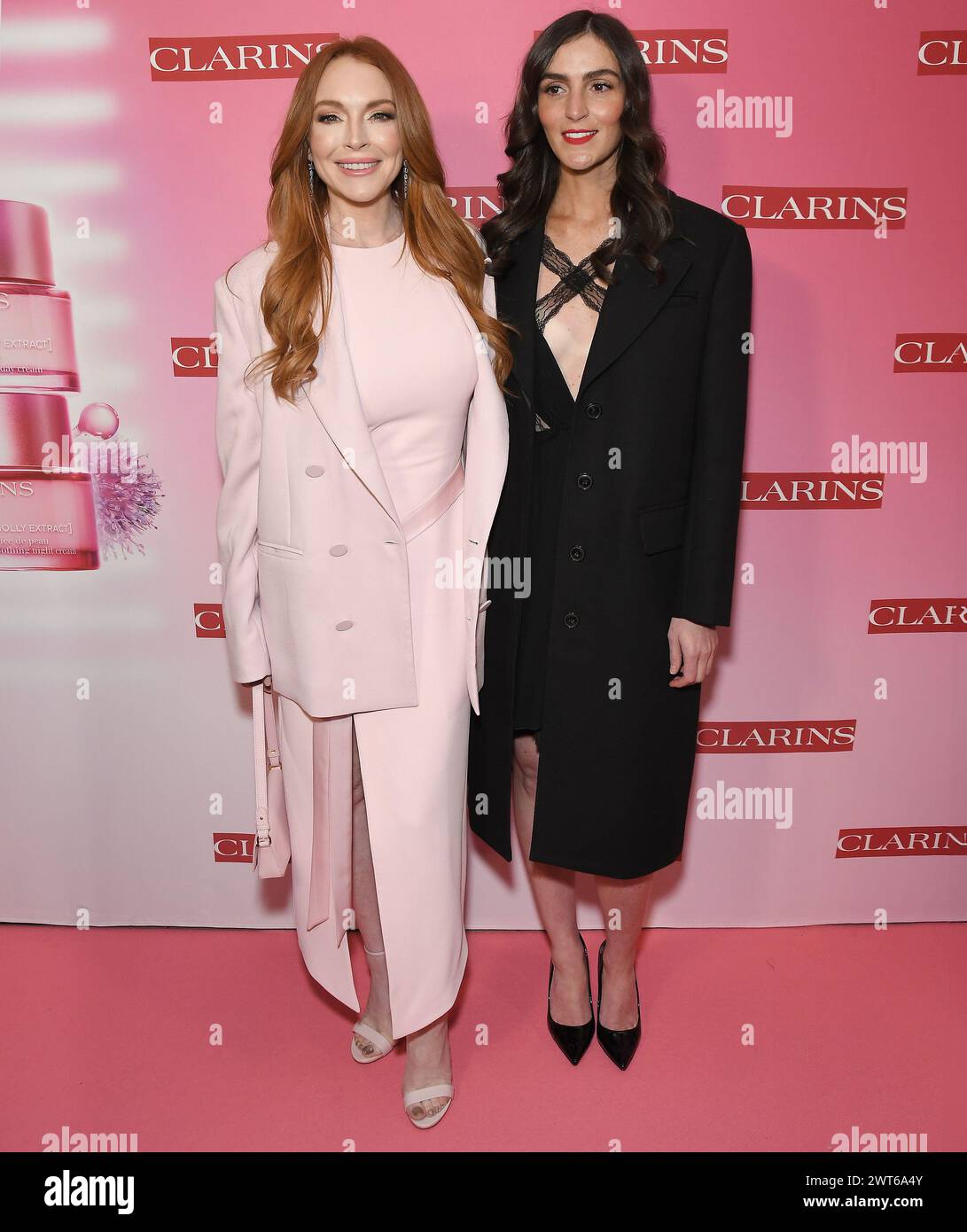 Los Angeles, USA. 15th Mar, 2024. (L-R) Lindsay Lohan and Sister Aliana ...