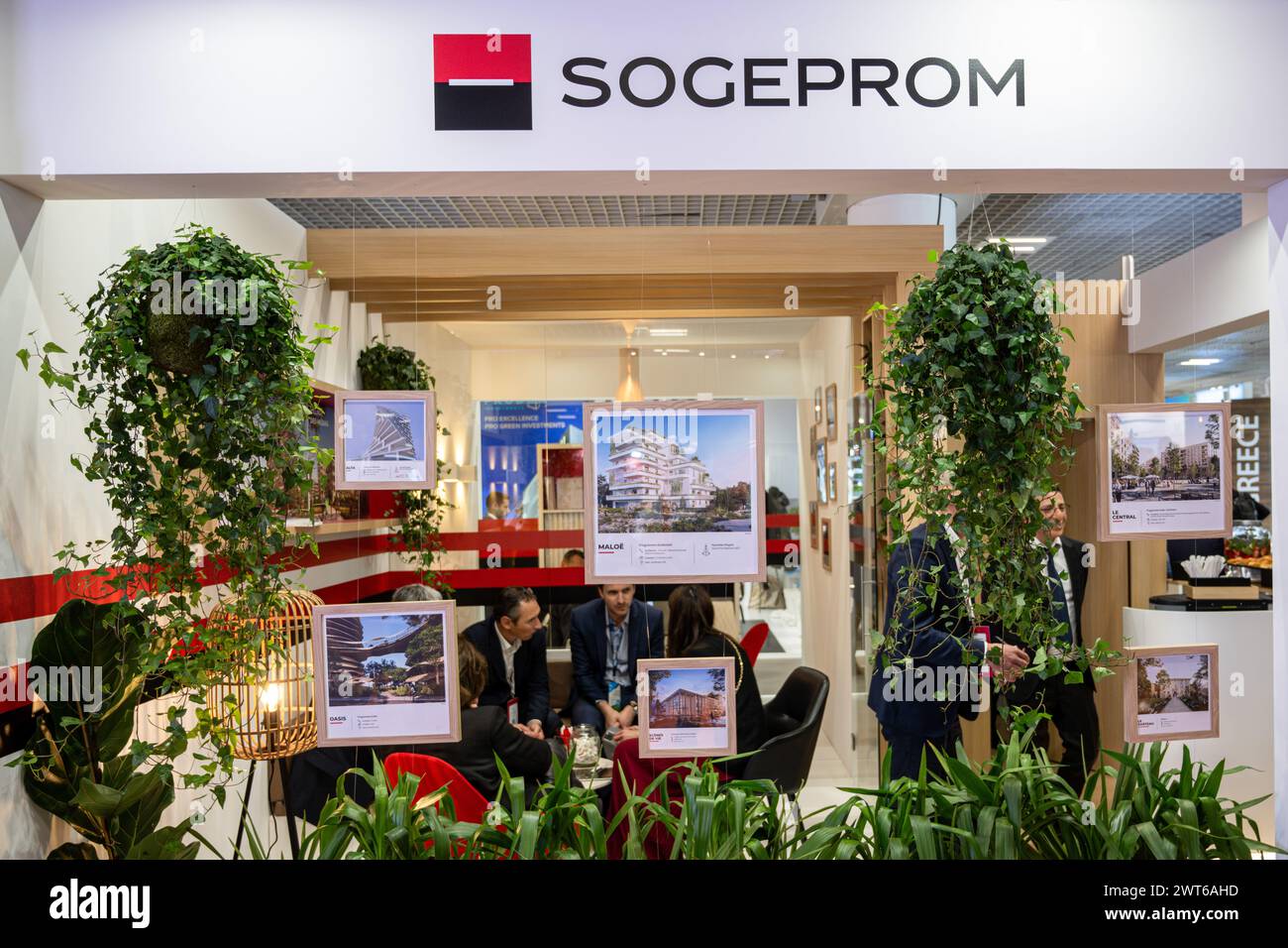 Cannes, France. 13th Mar, 2024. The Societe Generale Group's Sogeprom ...