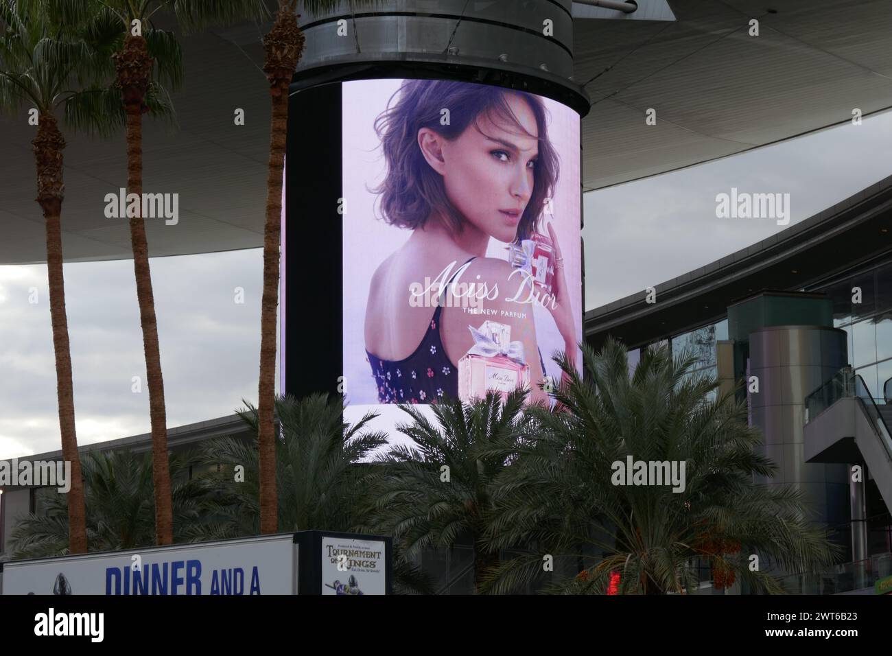 Las Vegas, Nevada, USA 7th March 2024 Natalie Portman Dior Billboard at ...