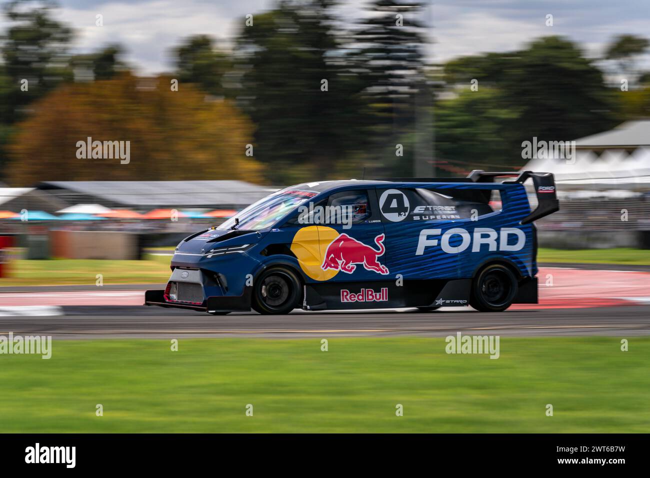 Adelaide, Australia. 16 March, 2024. The Ford Performance Supervan 4.2 ...