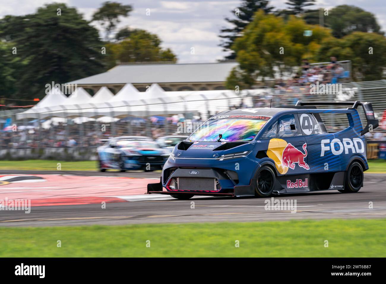 Adelaide, Australia. 16 March, 2024. The Ford Performance Supervan 4.2 ...