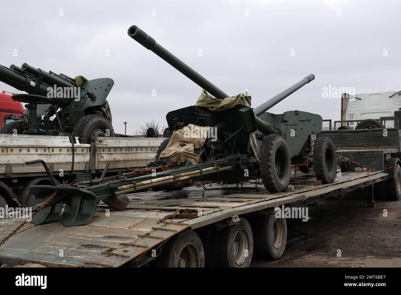 Non Exclusive: ODEA, UKRAINE - MARCH 14, 2024 - Restored trophy ...