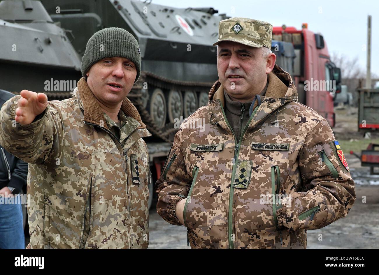 Non Exclusive: ODEA, UKRAINE - MARCH 14, 2024 - Commander of the ...