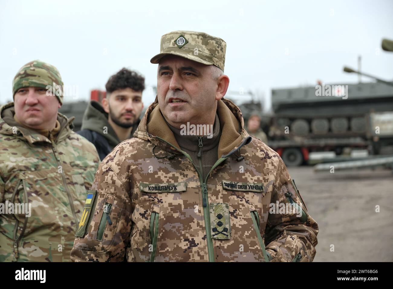 Non Exclusive: ODEA, UKRAINE - MARCH 14, 2024 - Commander of the ...